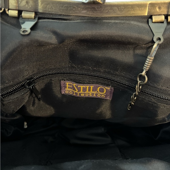 Estilo | Bags | Vintage Estilo Lace And Floral Handbag | Poshmark